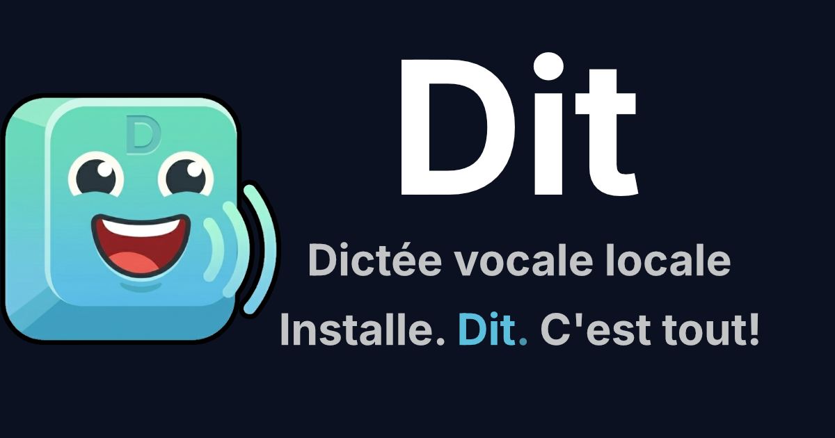 Dit — Local Voice Dictation for Windows | No Subscription, 100% Offline